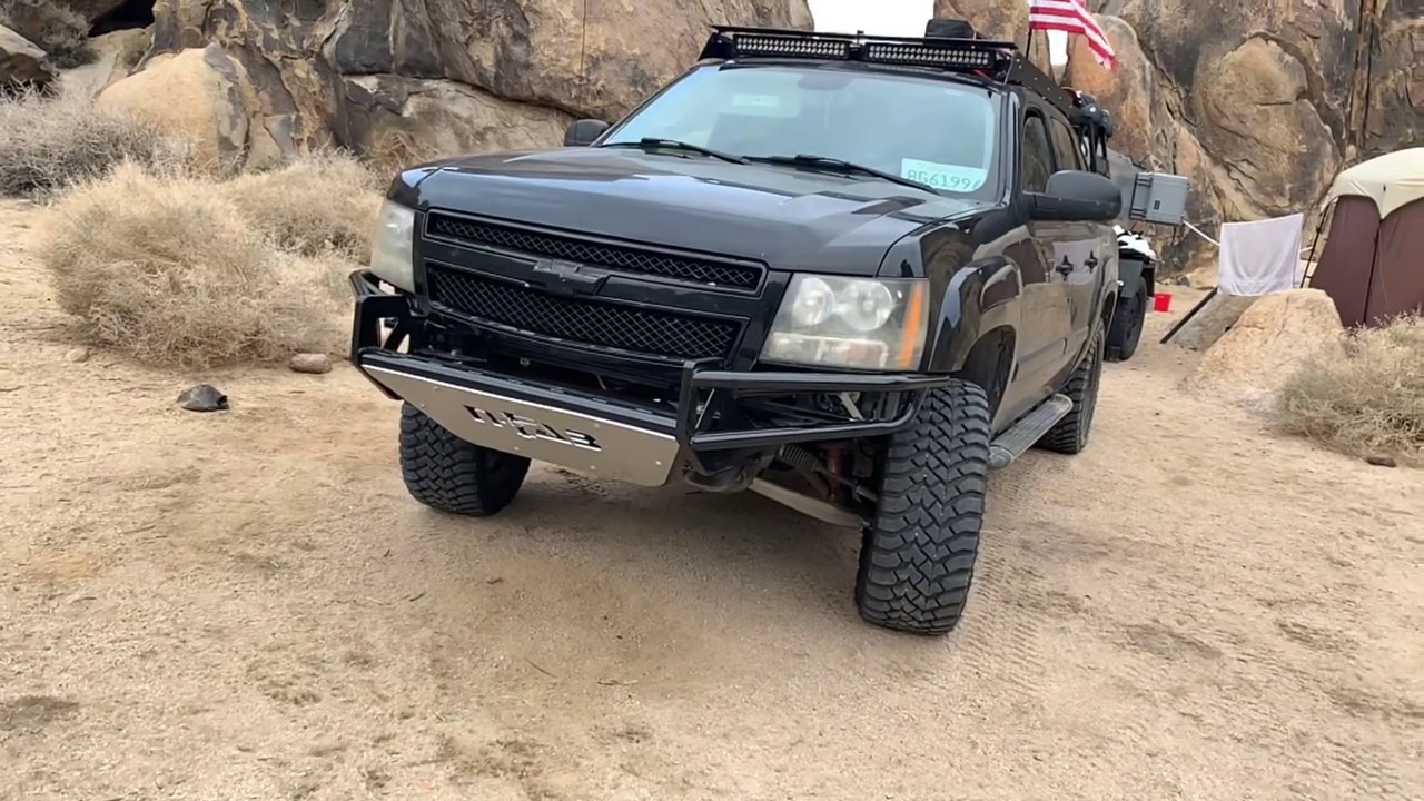 2007 Chevy Avalanche Z71 overland rig and trailer - YouTube