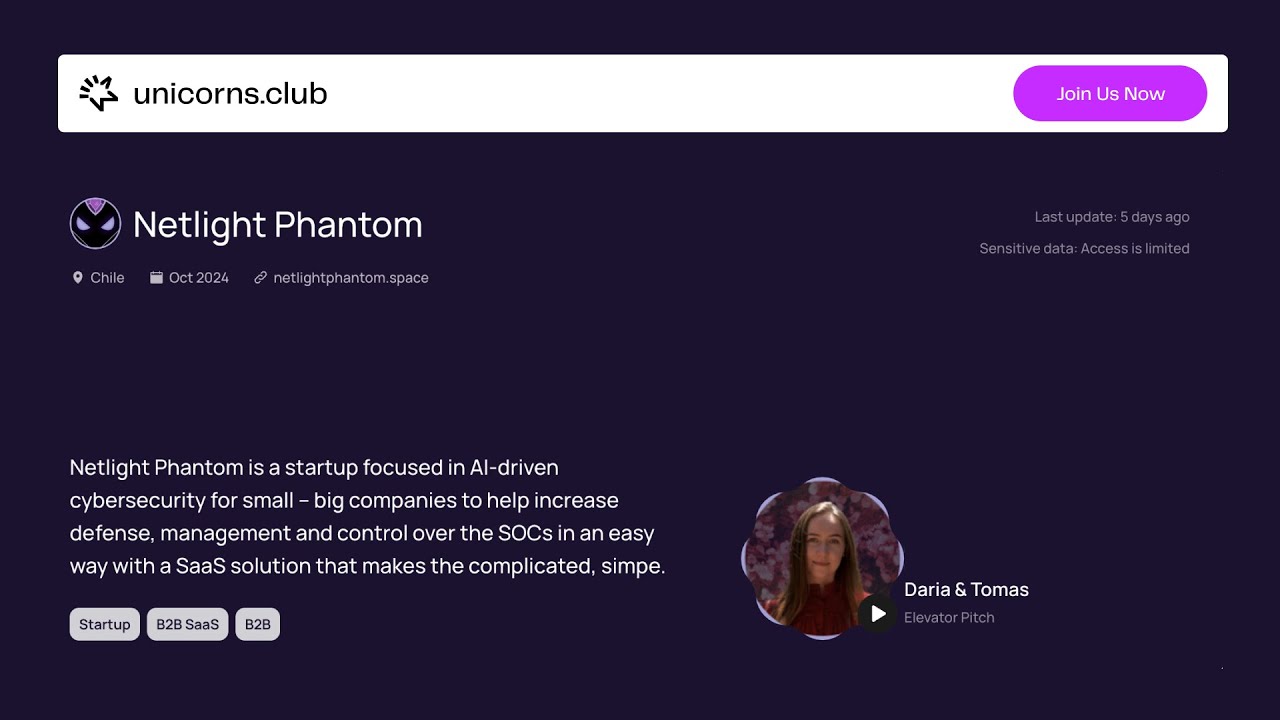 Pitch On The Table: Netlight Phantom - YouTube