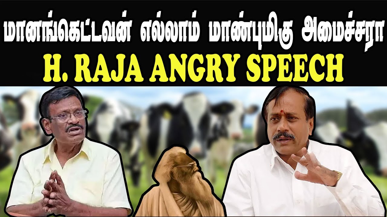 மானம்கெட்டவன் எல்லாம் அமைச்சரா | H RAJA ANGRY TROLL | DMK TROLL #hraja ...