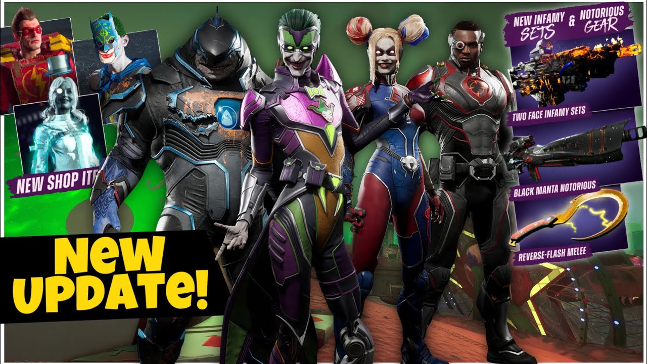 New Skins And More! Huge Season 1 Info Suicide Squad: Kill the Justice ...