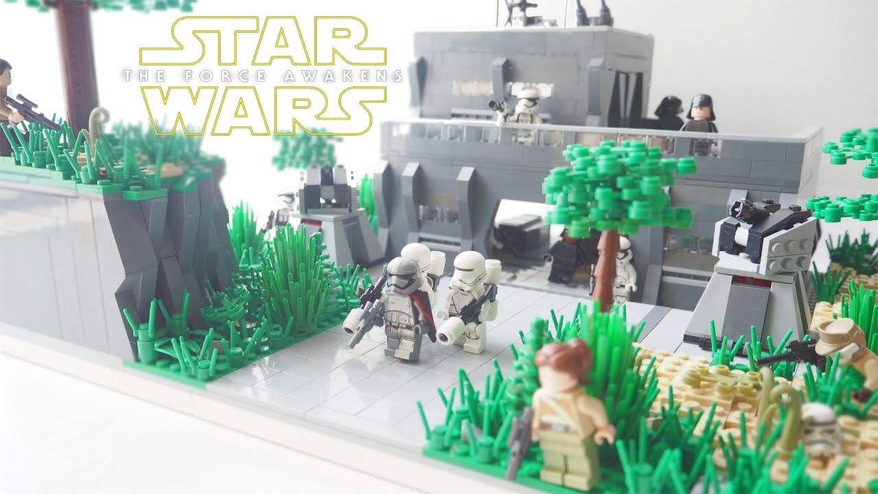 Lego Star Wars - Moc - First Order Base - YouTube