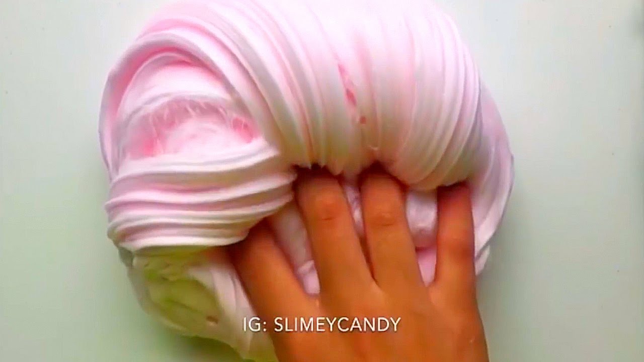 ASMR Slime Fluffy Edition - YouTube