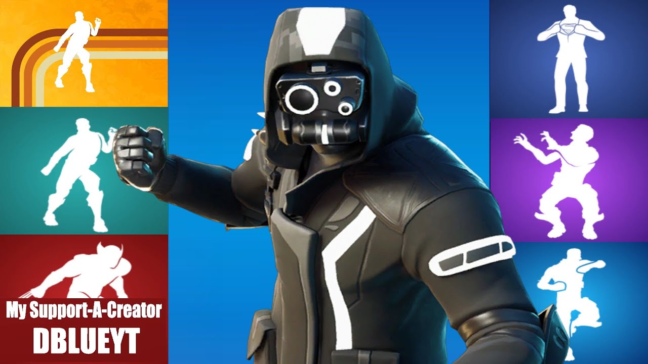 Shadow Archetype Performs All Emotes & Dances in Fortnite - YouTube
