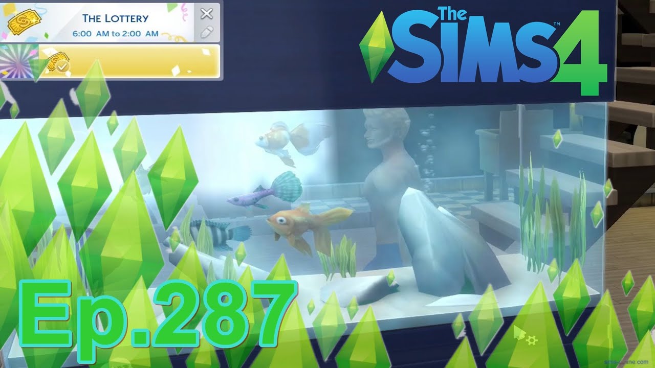 The Sims 4 Ep.287 Lottery Day - YouTube