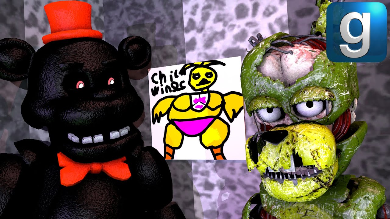 Gmod FNAF | Review | Brand New Stylized Fredbear & Friends Map And Help ...