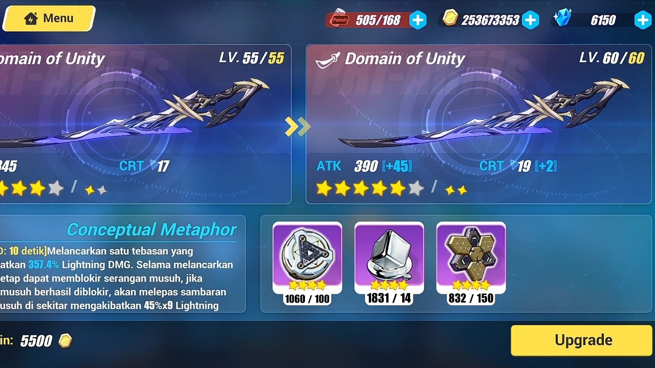 Pri-Arm Domain Of Unity Lvl Max Weapon Herrscer Of Origin Ver 6.4 ...