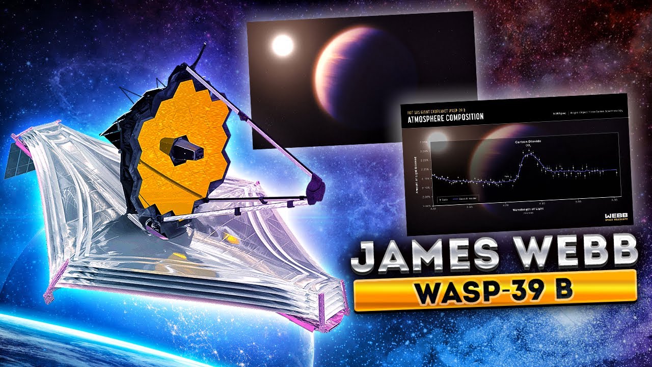 Что телескоп Джеймс Уэбб обнаружил на планете Wasp 39 b - YouTube