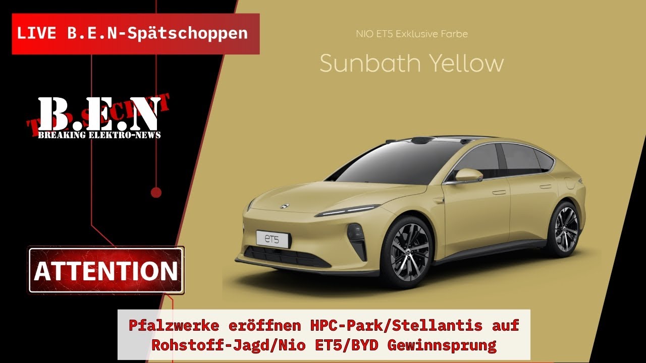 Live B.E.N Spätschoppen: Pfalzwerke HPC-Park/Stellantis auf Rohstoff ...