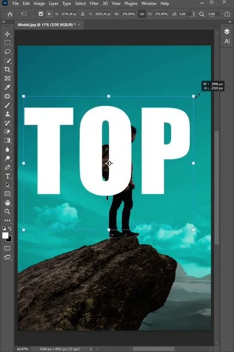 How To Place Text Behind Anything | Photoshop Tutorial - YouTube