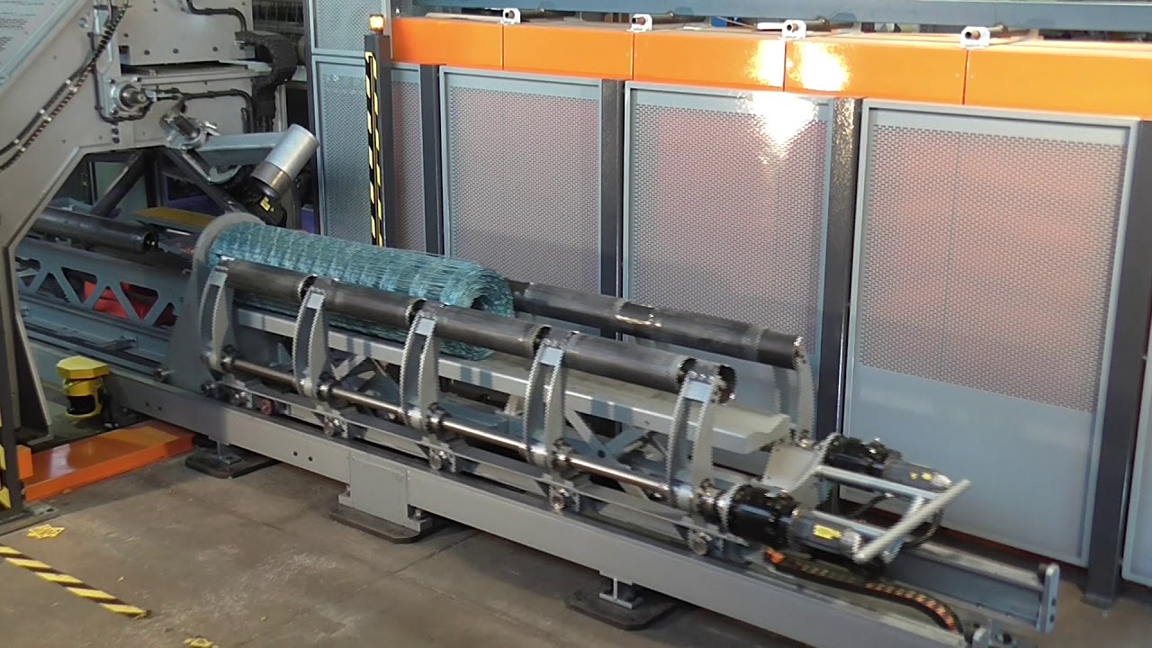 Automated Take Up System - South Fence Machinery - YouTube