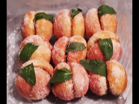 Şaftalı şirniyyatı. Şeftali Kurabiye.