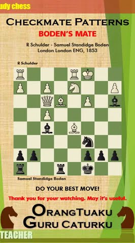 CHECKMATE PATTERNS BODENS MATE # 1 - YouTube