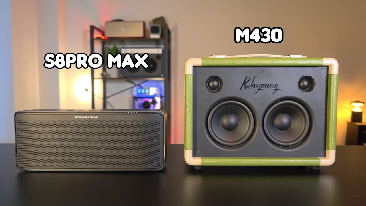 Bogasing S8pro Max VS Rubyoung M430 & New Comica Traxshot Pro Test ...