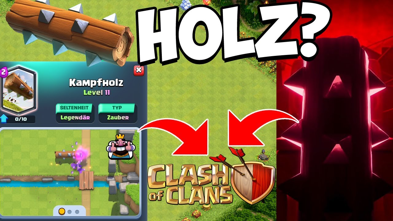 KAMPFHOLZ IM UPDATE?!?! 🤔 Clash of Clans * CoC - YouTube