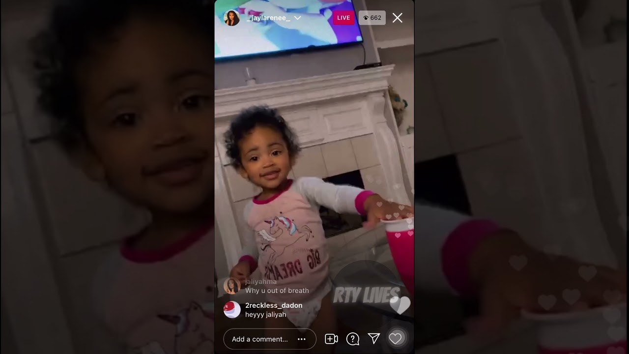 Jayla & Baby Londyn on IG Live ft. jaliyahma 😂 - YouTube
