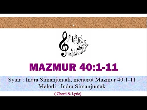 Mazmur 40:1-11 (Chord & Lyric) - YouTube