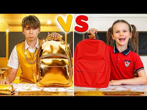 Stephi finder den MAGISKE GULDSKOLE! ✨🏫 Alt er af guld!