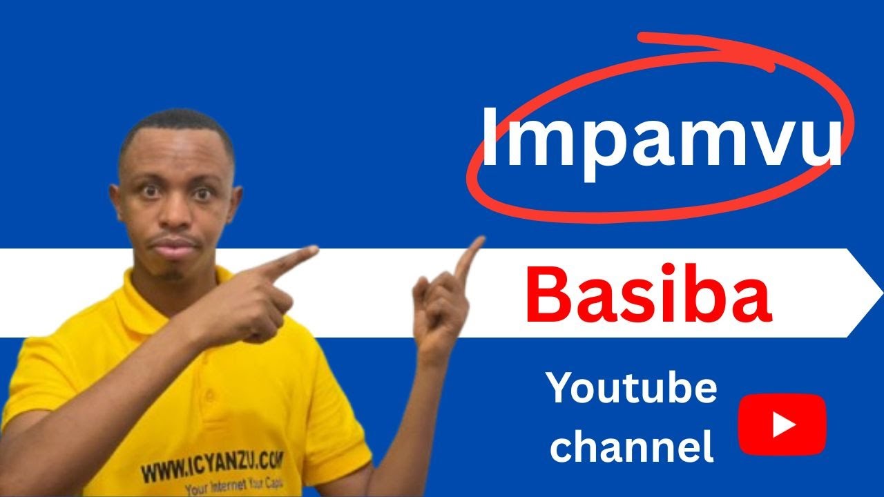 IMPAMVU BASIBA CHANNEL 😭 MENYA YOUTUBE COMMUNITY GUIDELINES - YouTube