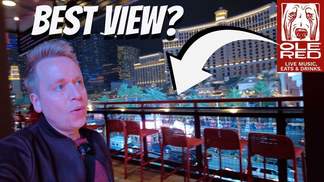 OLE RED LAS VEGAS! Food, Music & Bellagio Fountains, Vegas Views - YouTube