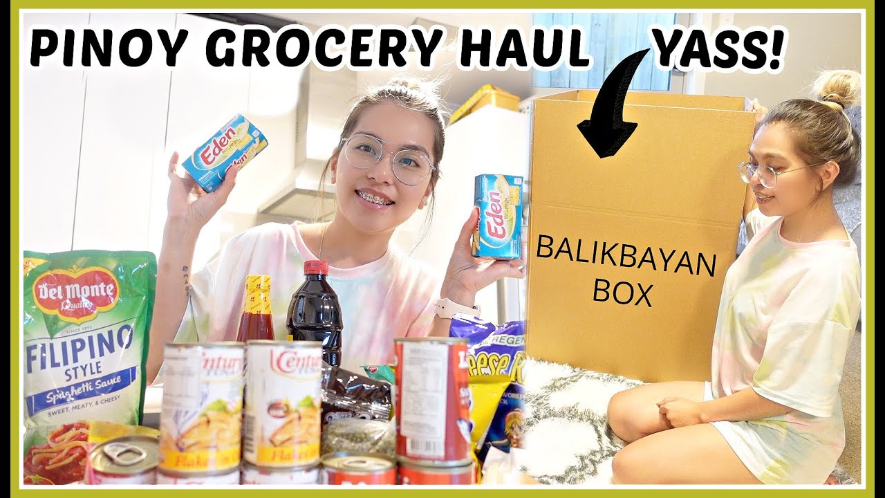 PINOY GROCERY HAUL + NAPABILI NG BALIKBAYAN BOX!! I RichZigzVlogs - YouTube