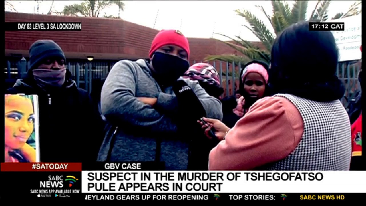 Man arrested for murder of Tshegofatso Pule appears in court - YouTube