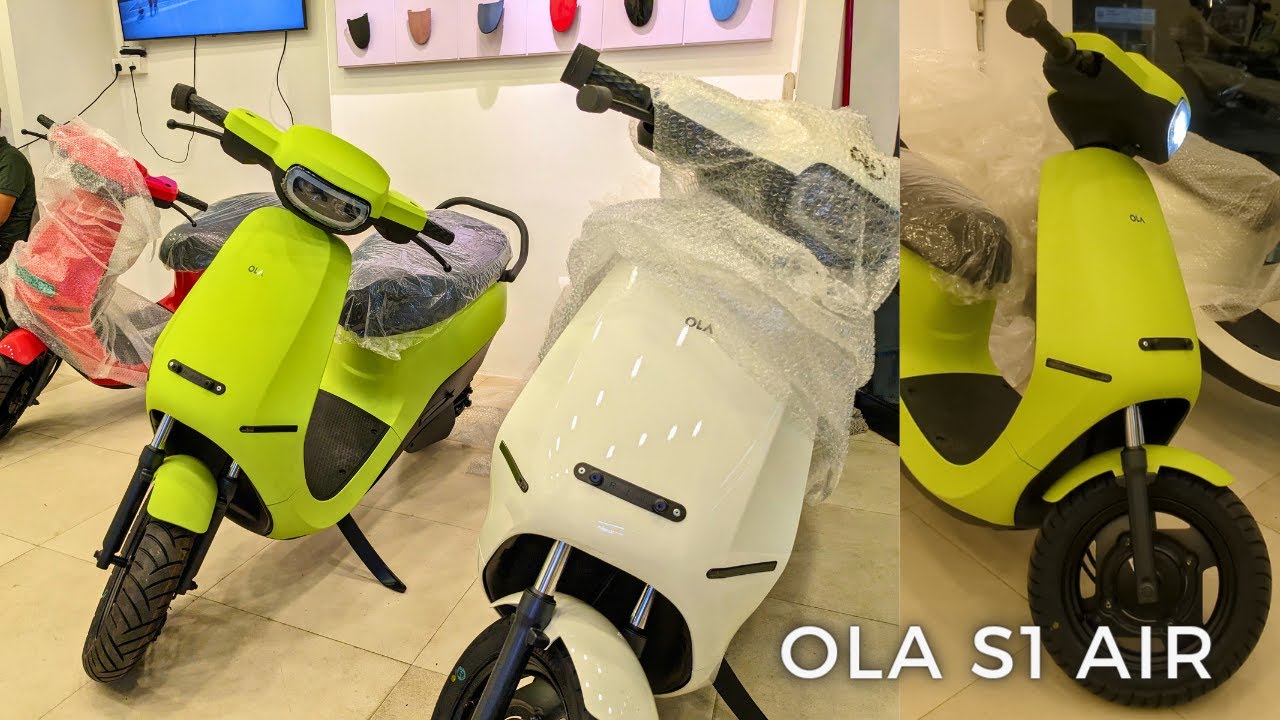 Ola S1 Air | Colors - Neon, White, Red | Walkaround & Details - YouTube