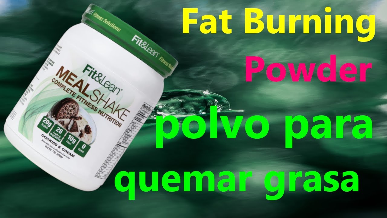 Fit & Lean Meal Shake Fat Burning Powder with Protein,Fiber,Probiotics ...
