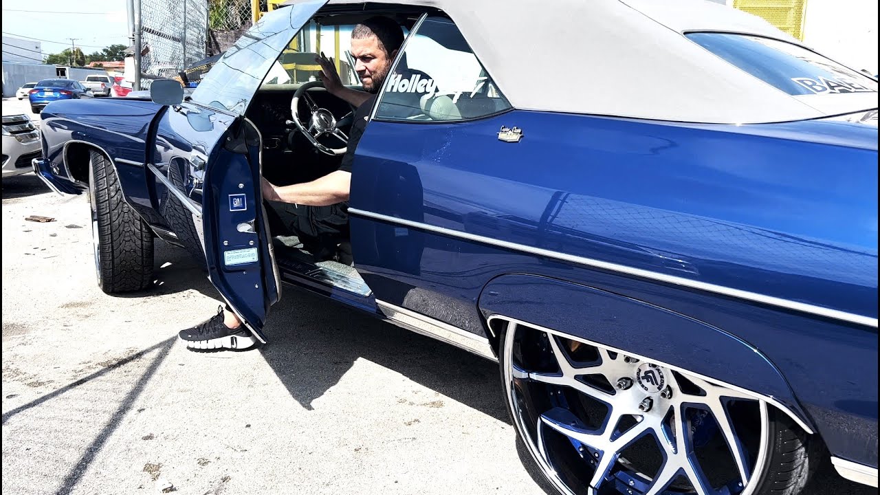 Pullin 1200HP LSX Motor Out my Blue-Magic 73 Chevy Vert on 26's - YouTube