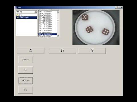 Dice Recognition for Casino Application - YouTube