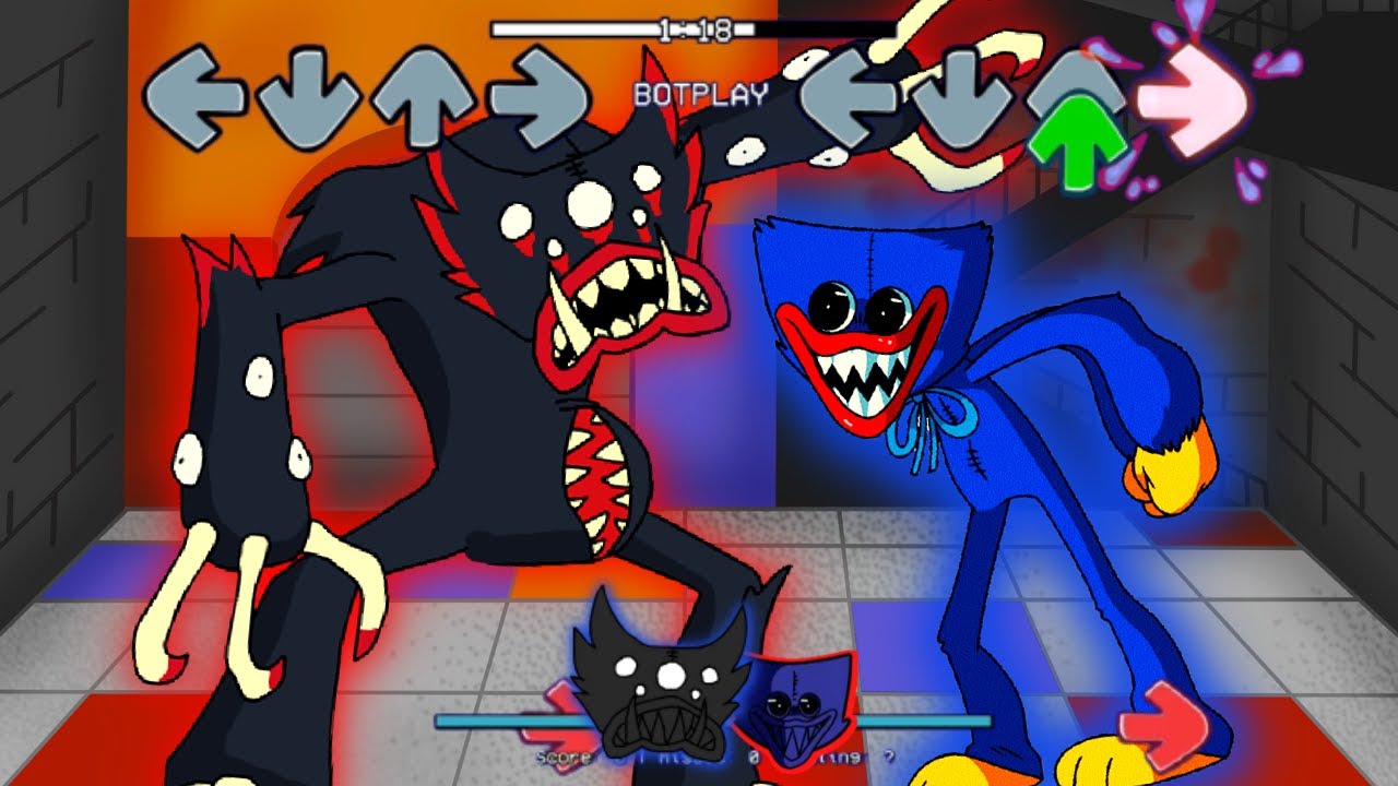 Huggy Wuggy Vs Killy Willy New Character Playtime Fnf Poppy