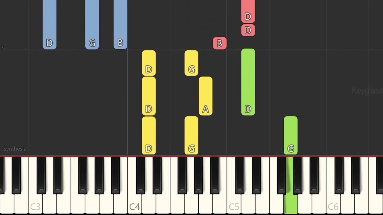 Ganga Addara - Vijaya Kumaratunga | Piano Tutorial - YouTube