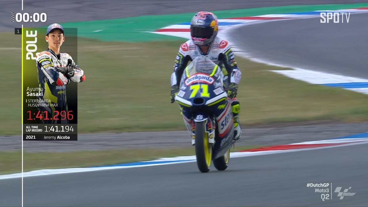 [MotoGP™] Dutch GP - Moto3 Pole Position - YouTube