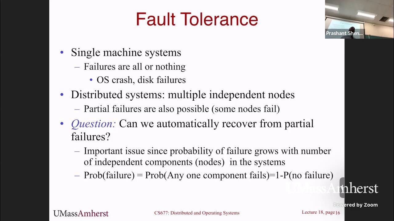 UMass CS677 (Spring'23) - Lecture 18 - Replication and Quorum Protocols - YouTube