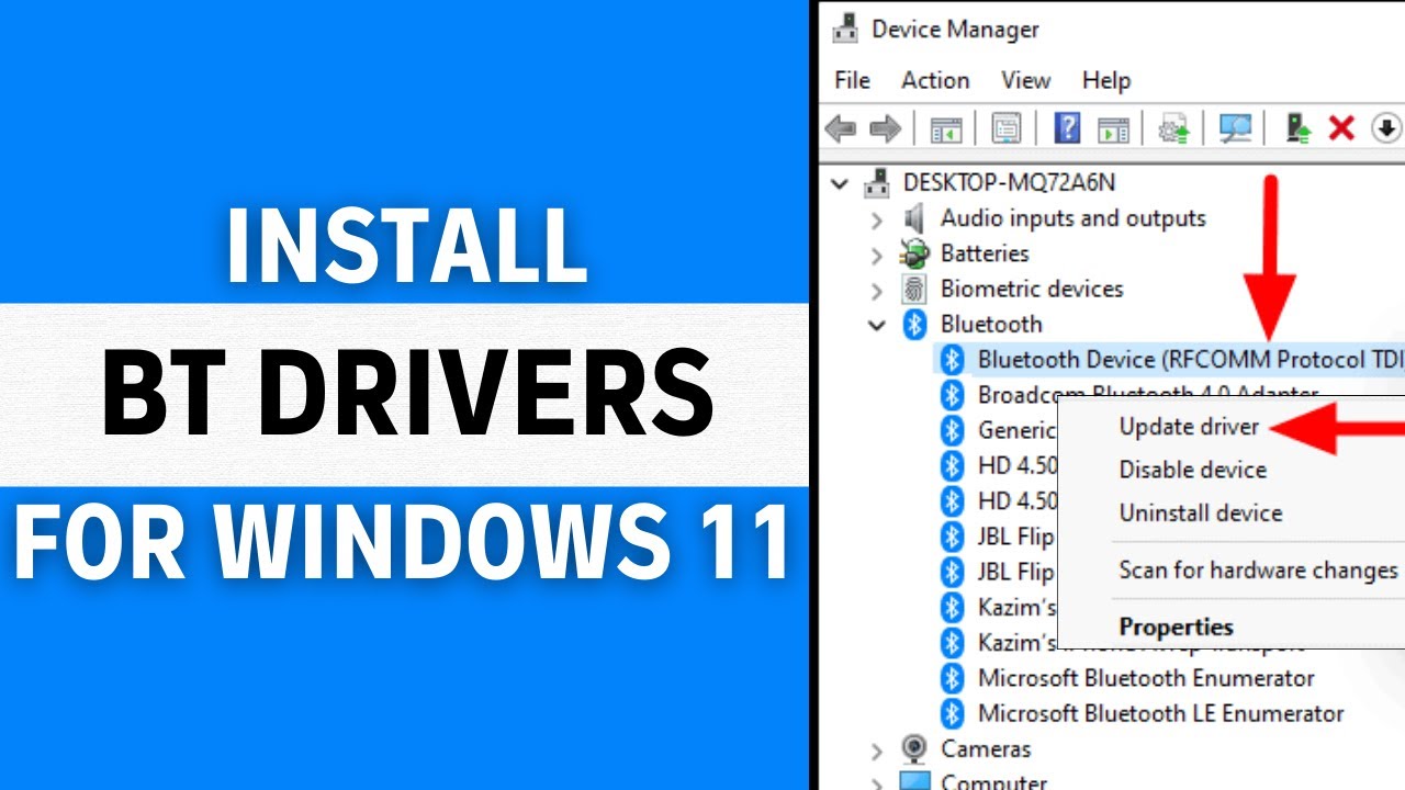 How To Install Bluetooth Drivers On Windows 11 - Full Guide - YouTube