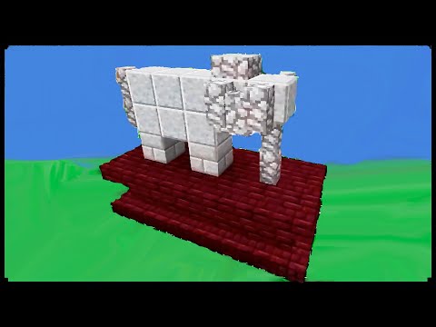 Small Elephant Statue in MINECRAFT - YouTube