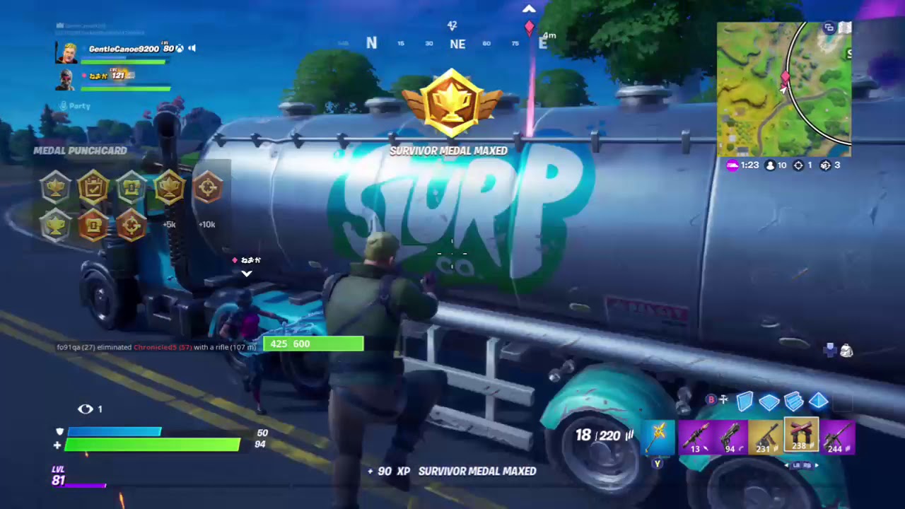Getting victory Royale from deadpool dualies and epic weapons 2 - YouTube