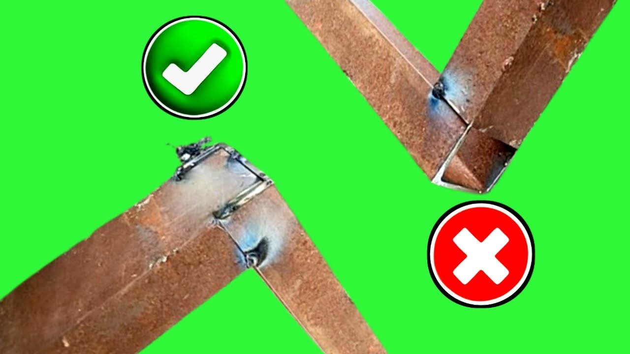 How to weld metal for beginners,strong joint by making a joint at a ...