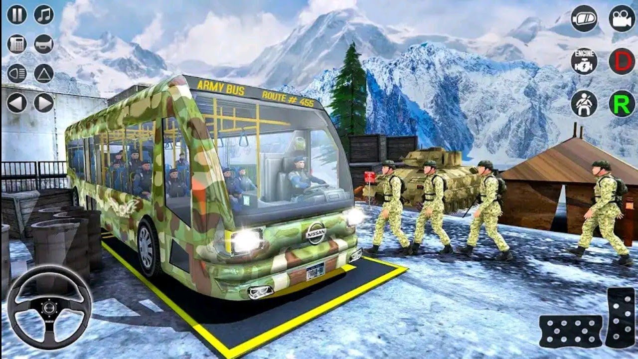 Army Bus Driver US Soldier Transport Duty 2023 - Best Android GamePlay ...