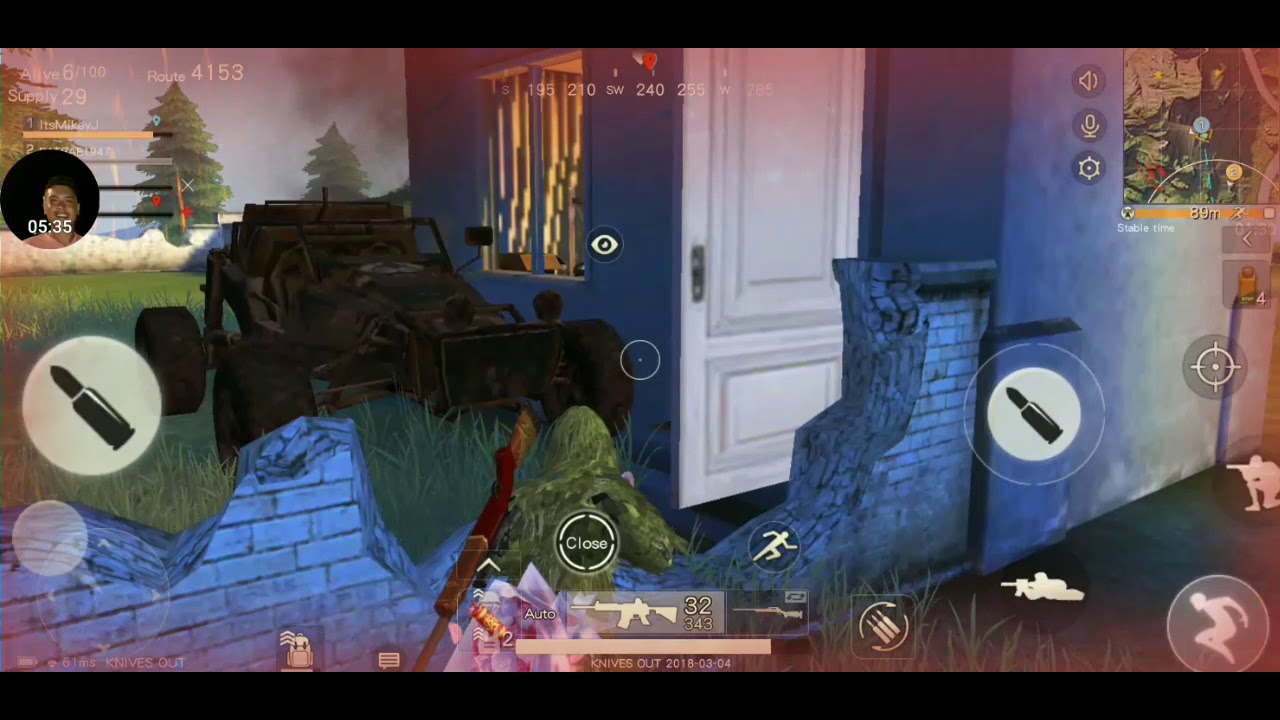 Bots, bots everywhere // Knives out gameplay // killing bots like ...