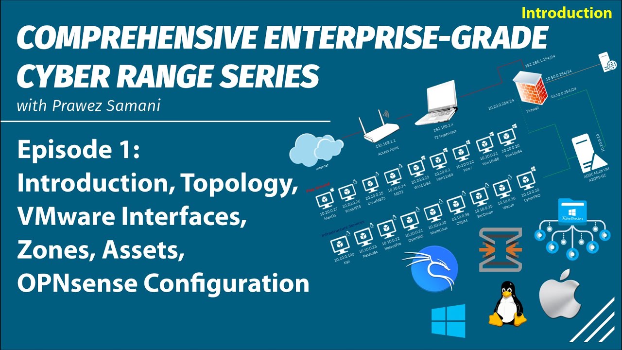 Cyber Range Series - Episode 1 - Introduction - YouTube