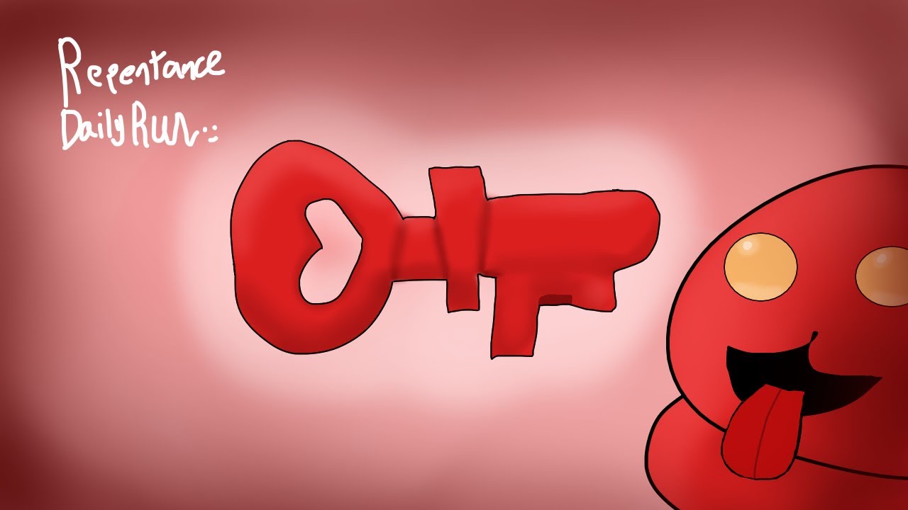 Power of Red: Binding of Isaac Repentance Daily Run - YouTube