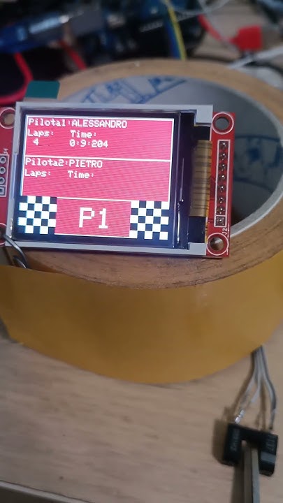 Arduino Lap counter per pista slot - YouTube