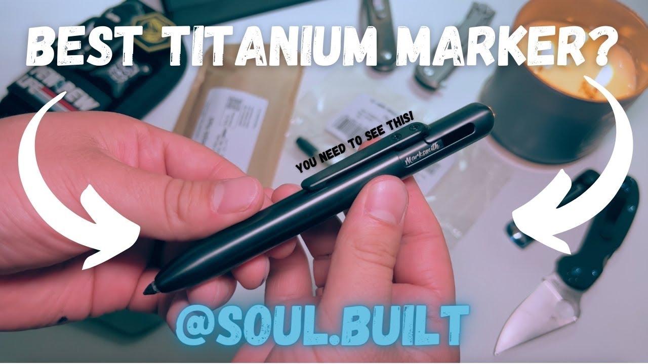 BOLT ACTION TITANIUM MARKER @SOUL.BUILT🔥 - YouTube