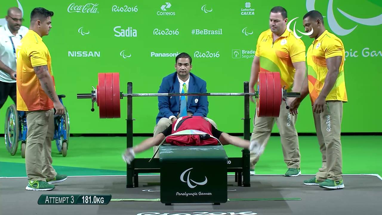 Powerlifting | QARADA Omar Wins Silver | Men’s -49kg | Rio 2016 ...