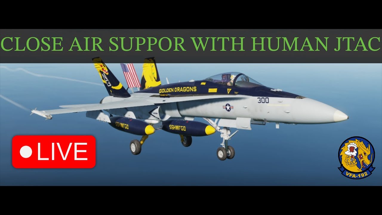 Close Air Support with Human JTAC - YouTube