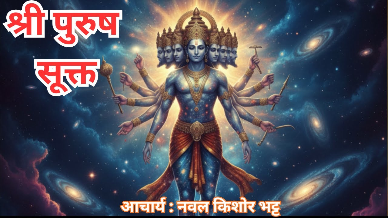 पुरुष सूक्तम् | Purusha Suktam | Ancient Vedic Hymn | Vishnu Stuti ...