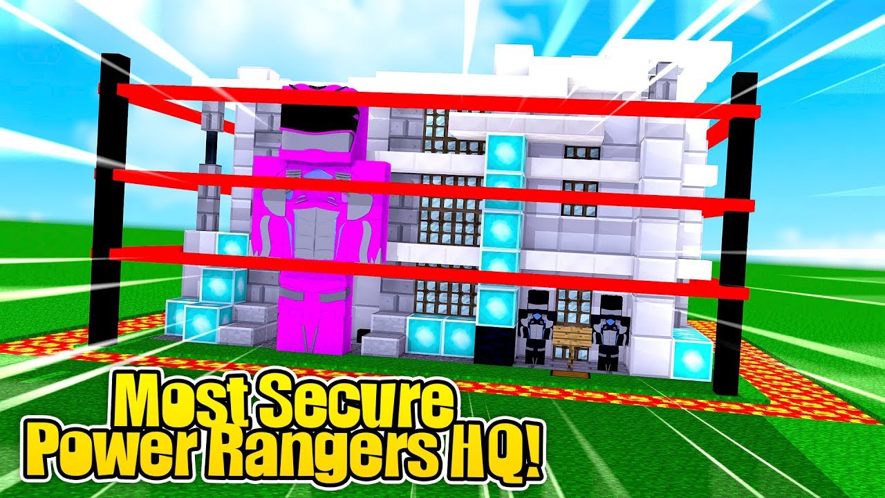 MOST SECURE / SECRET POWER RANGERS BASE CHALLENGE w/TinyTurtle - YouTube