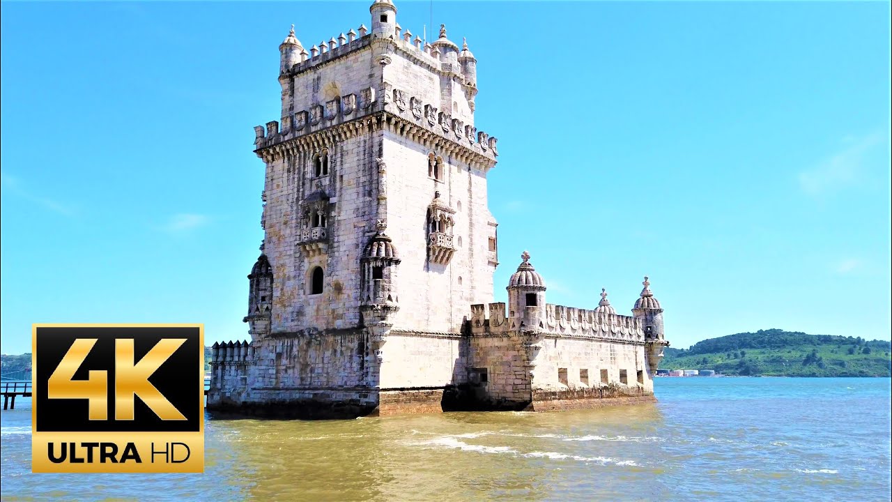 Torre de Belém 4K 🇵🇹 Lisbon, Portugal 🇵🇹 4K UltraHD 60FPS - YouTube