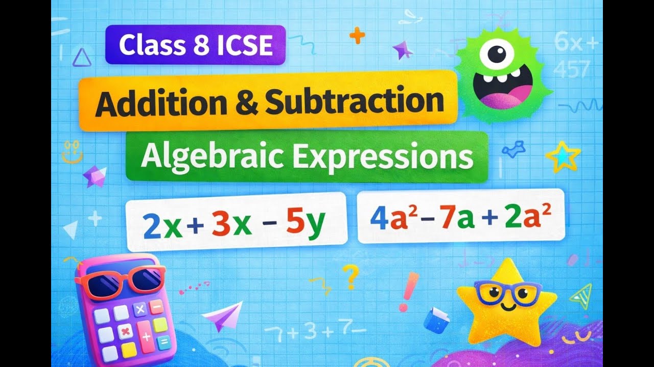 Operations on Algebraic Expressions – Part 2 | Addition & Subtraction ...