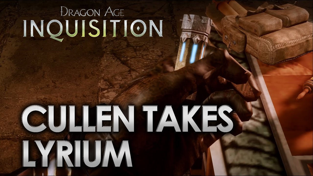 Dragon Age Inquisition - Cullen Takes Lyrium [All Scenes, Romance ...